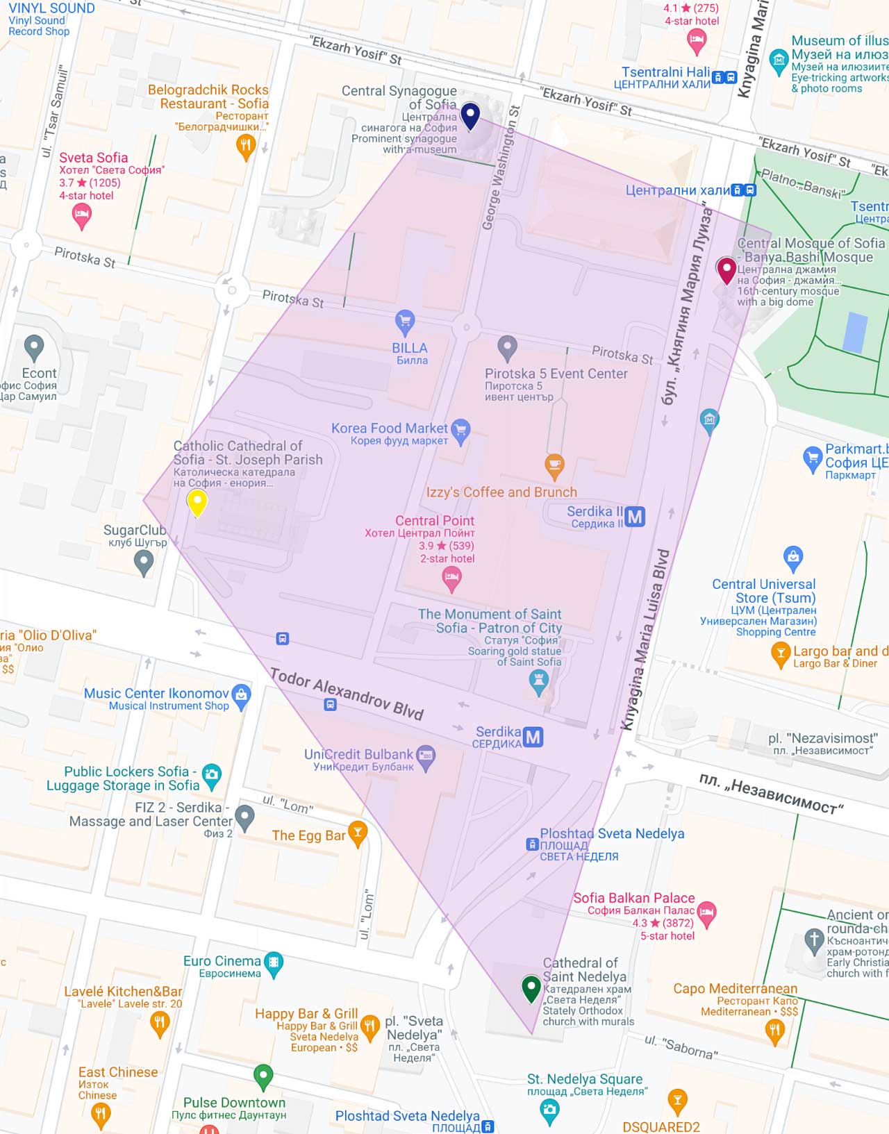 Sofia's Square of Tolerance - Destinations - GuideBG