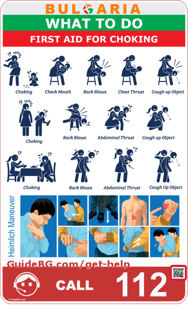 Choking First Aid - Get Help - GuideBG