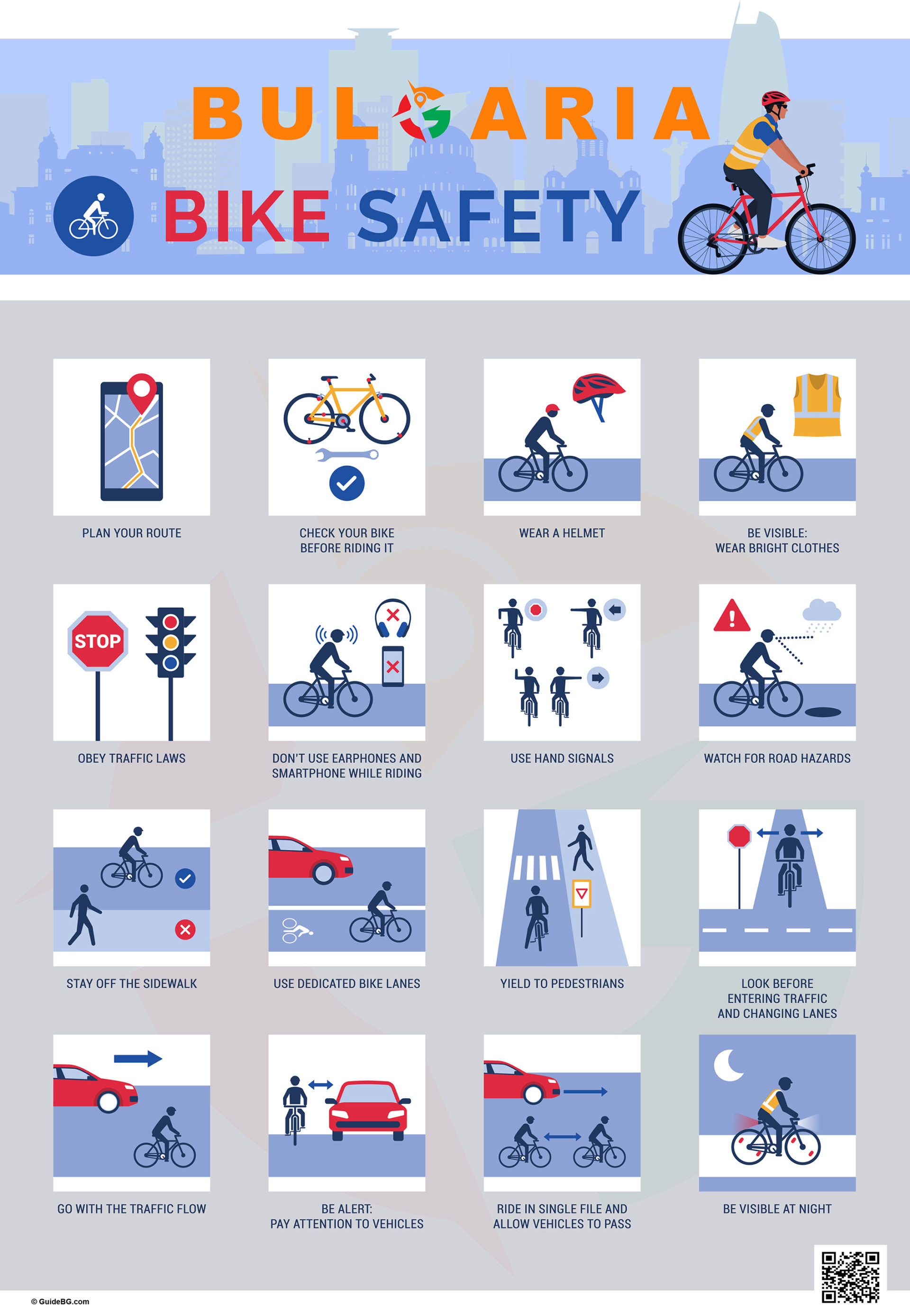 Bike Safety Tips - A to Z How To - GuideBG