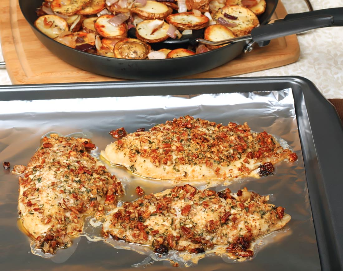 Cajun Pecan-Crusted Catfish Fillets - Gourmet - GuideBG