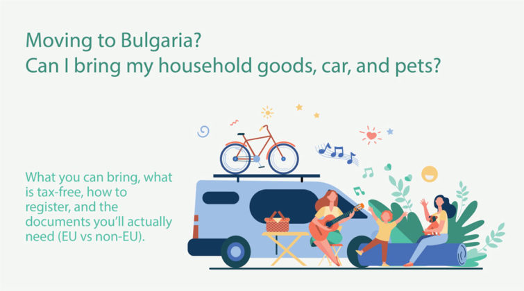 Can I bring my household goods, car, and pets in Bulgaria? - FAQs - GuideBG